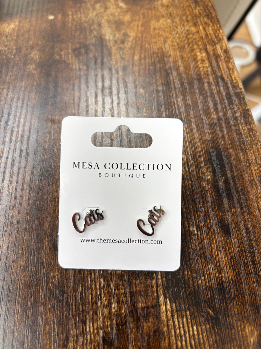 Cats (S) Earrings – Mesa Collection Boutique