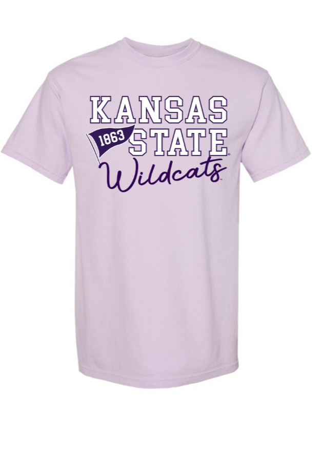 K-State Lavender Pride Tee – Mesa Collection Boutique